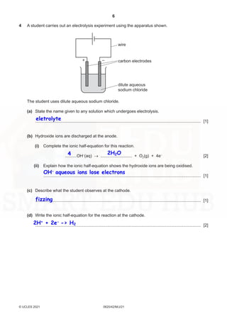 0620-igcse-chemistry-may-2021-Paper-42-Solved | PDF