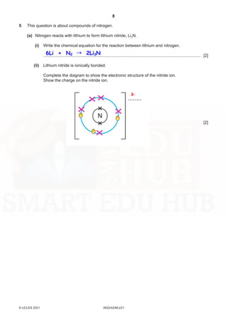 0620-igcse-chemistry-may-2021-Paper-42-Solved | PDF