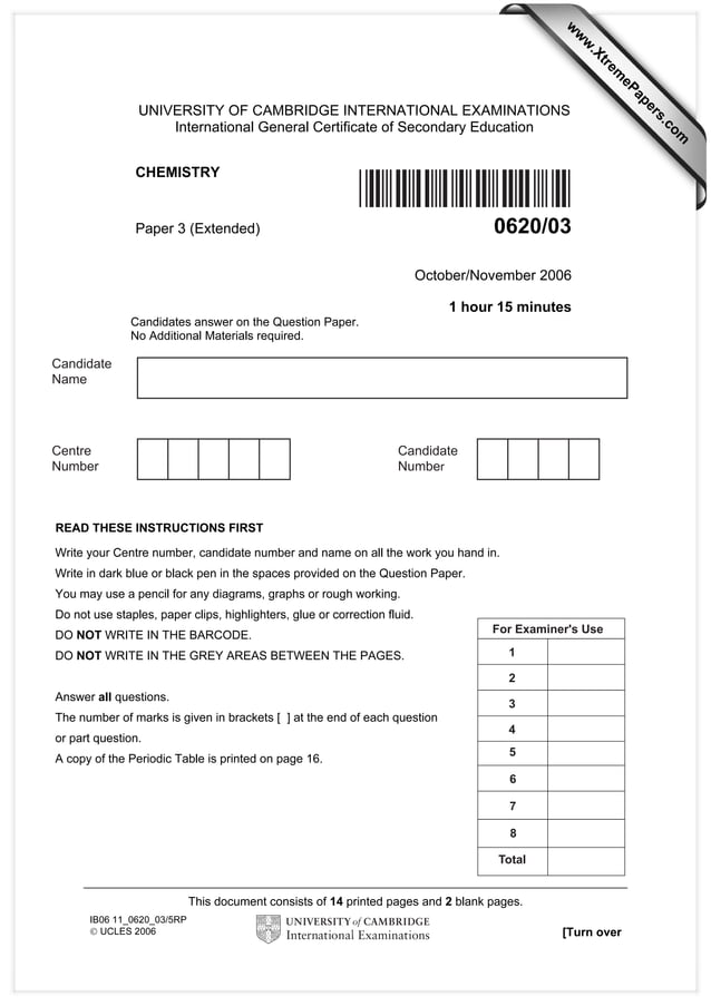 0620 w06 qp_3 | PDF | Indoor Environmental Quality | Home & Garden