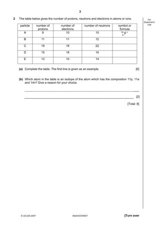 0620 w07 qp_3 | PDF