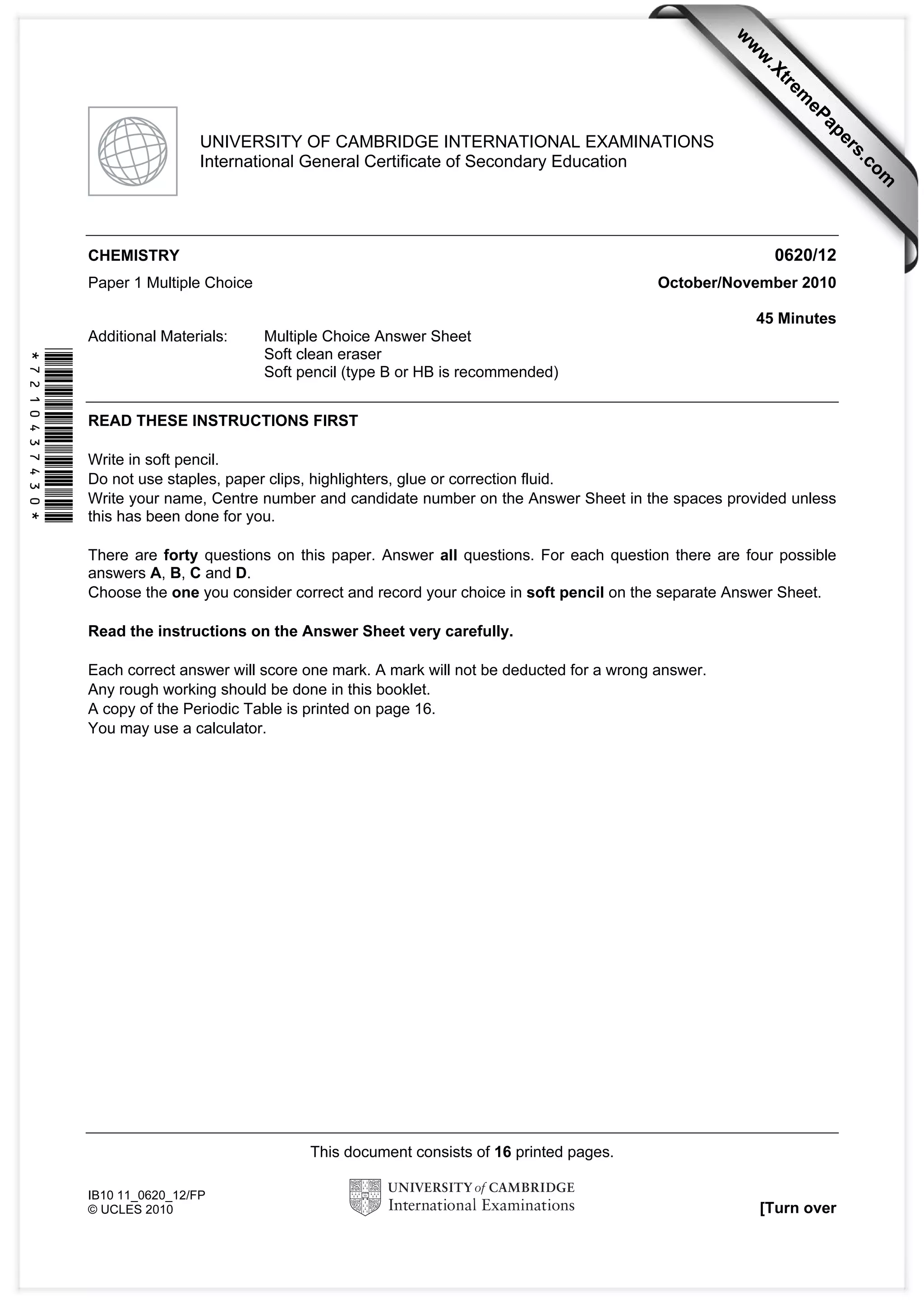 0620 w10 qp_12 | PDF