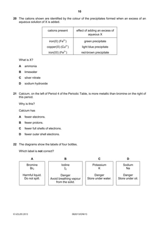 0620 w13 qp_13 | PDF