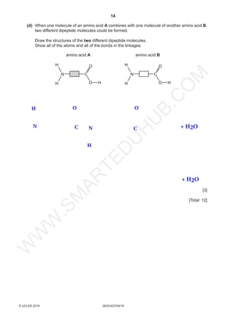 Solved 0620 w16 qp_42-IGCSE Chemistry solved past paper | PDF