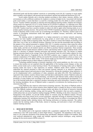 The influence of flipbook learning media, learning interest, and ...