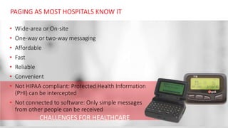 Paging for Today's Hospital: Encrypted and Connected | PPTX
