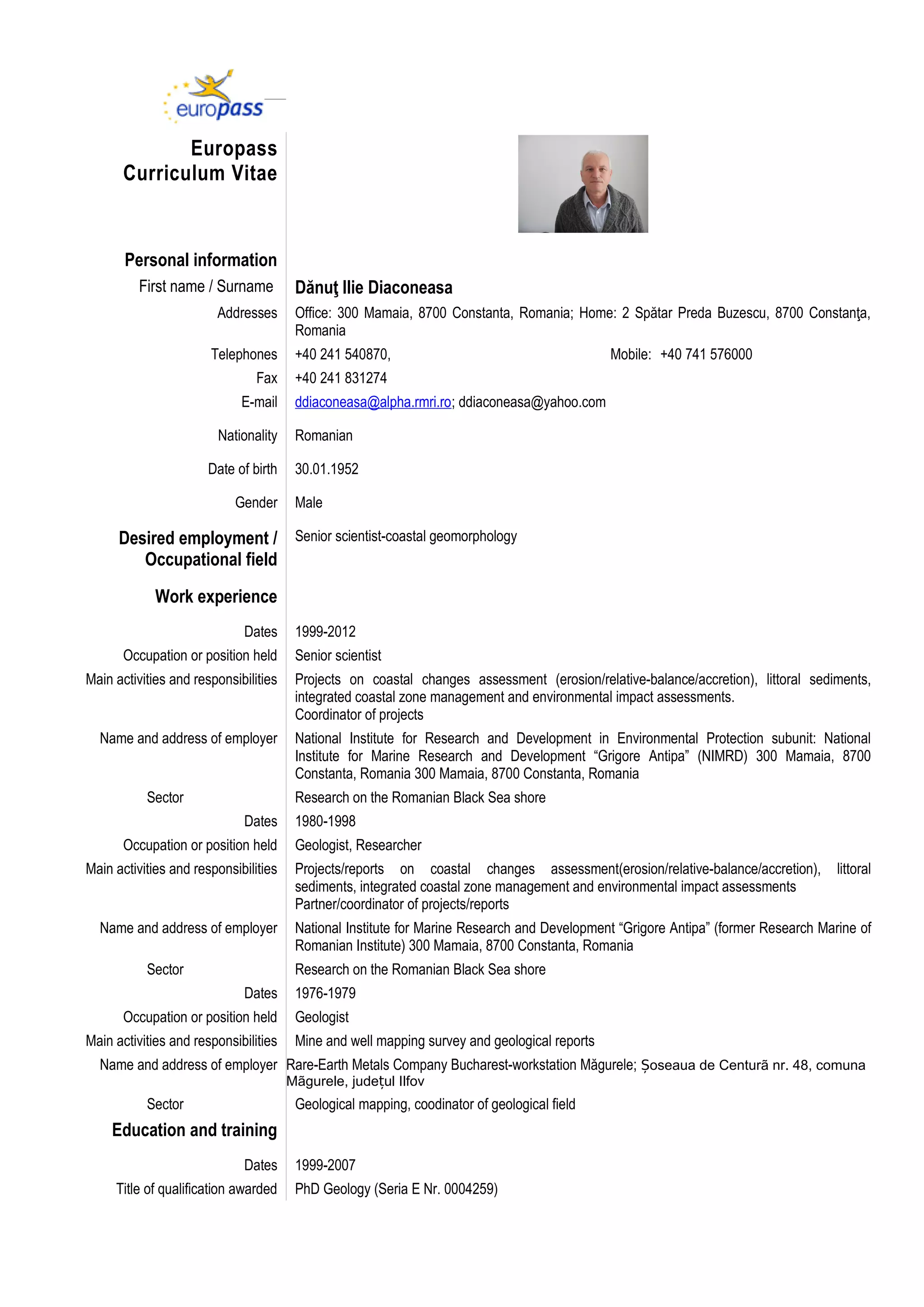 DID CVeuropass_en | DOC