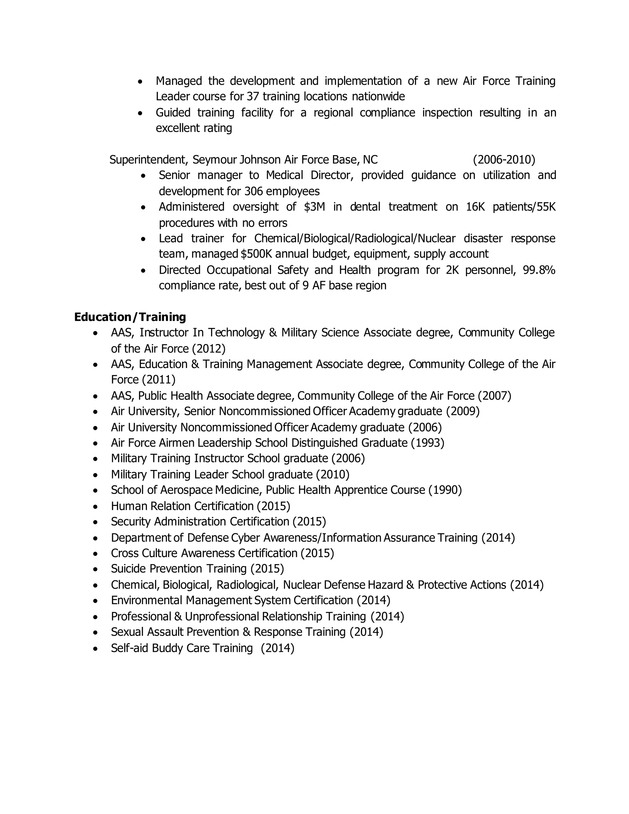 Resume Kevin D Richards 3 | DOCX