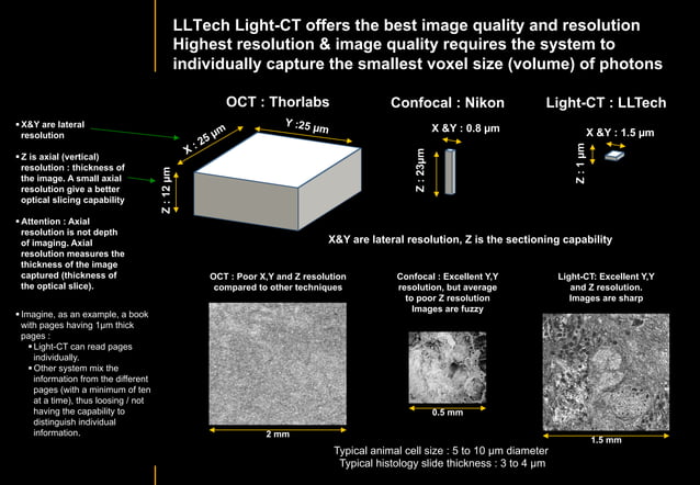 LLTech Light-CT comparison vs OCT and confocal microscopy | PDF