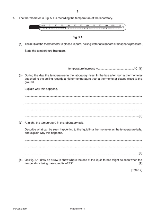 Physics 0625 - Paper 2 version 1 - Question Paper - May Jun 2014 | PDF