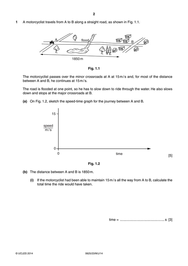 Physics 0625 - Paper 2 version 3 - Question Paper - May Jun 2014 | PDF