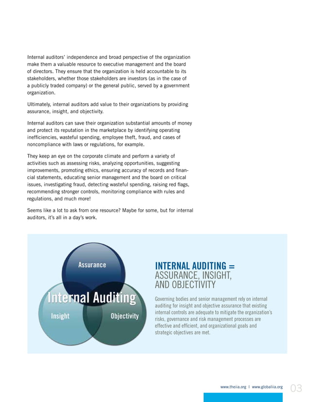 Internal auditing | PDF