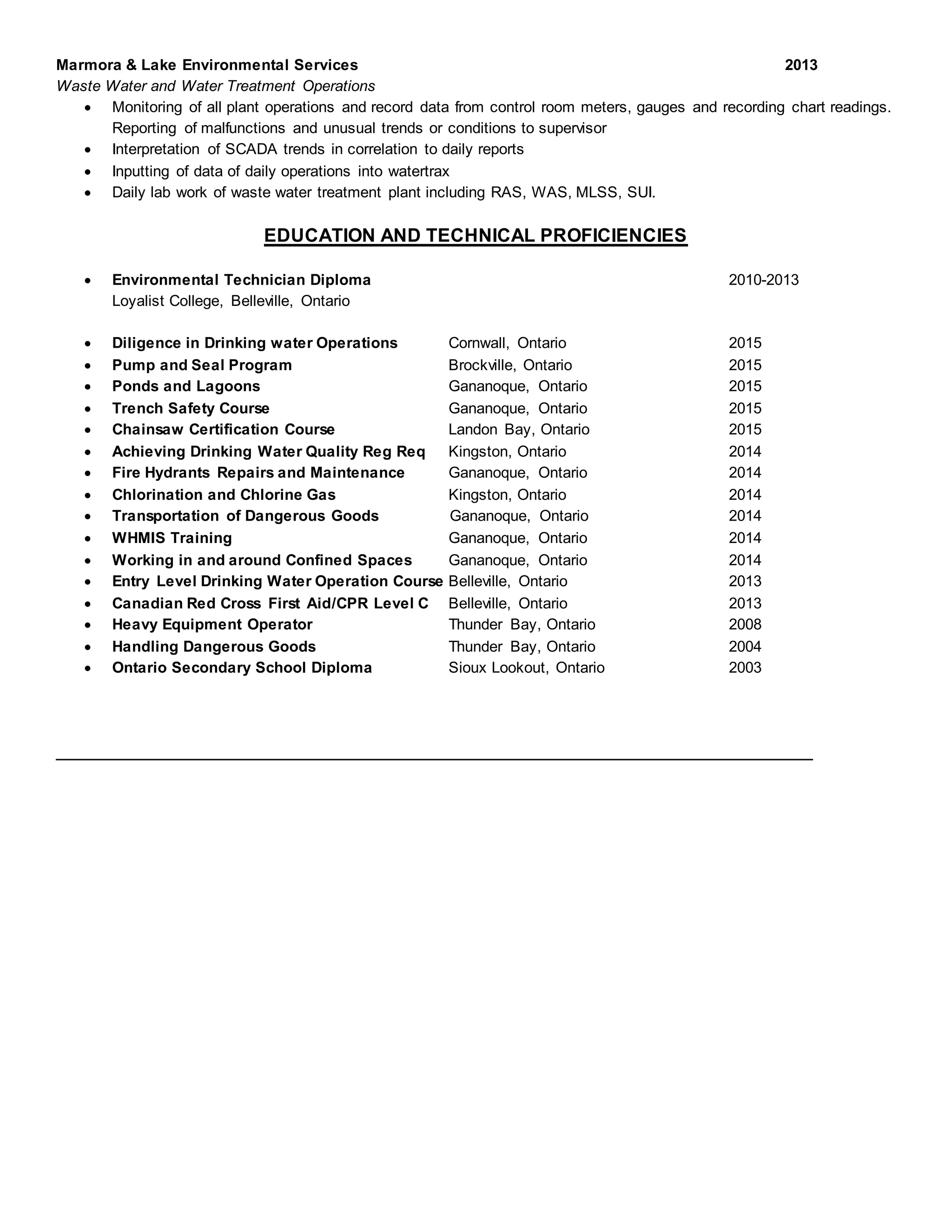 Kalvin M. 2016 Resume | DOCX