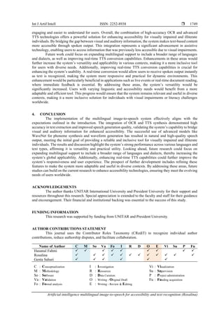 Artificial intelligence multilingual image-to-speech for accessibility ...
