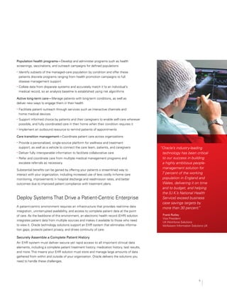 oracle-healthcare-solutions-br-1526409 | PDF
