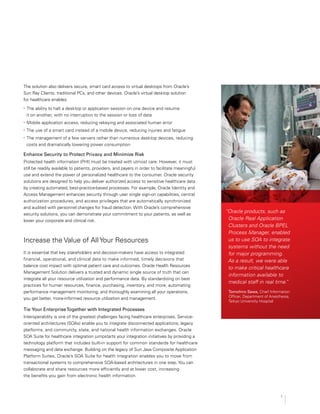 oracle-healthcare-solutions-br-1526409 | PDF