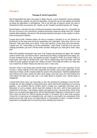 0627_y17_spa_P1_v2.pdf igcse english exam | PDF