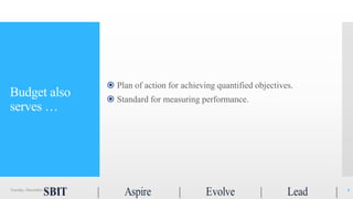 dimensions ofbuget | PPT