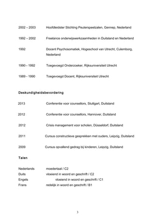 CV Susanne van Wersch 2015 | DOC