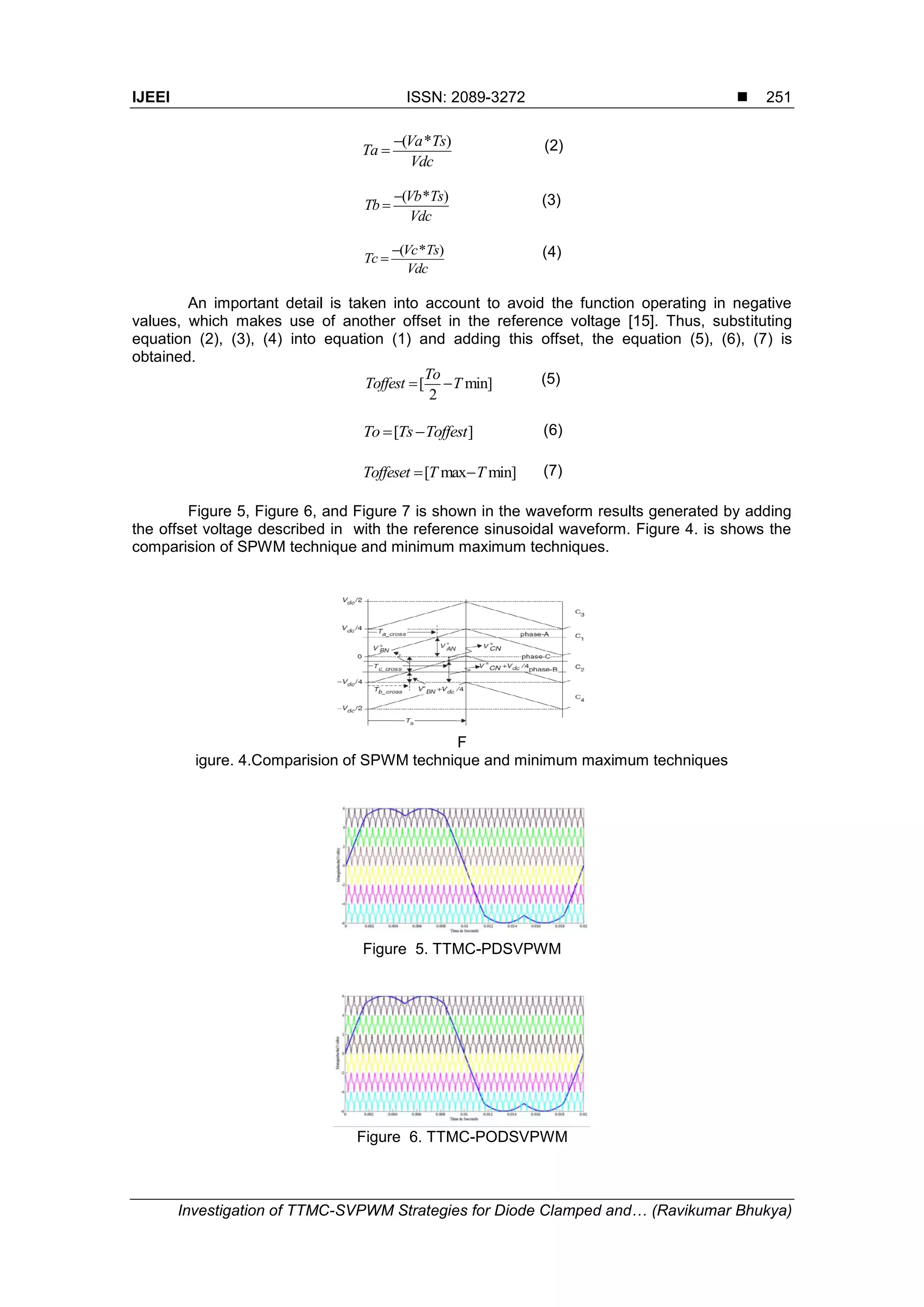 Investigation of TTMC-SVPWM Strategies for Diode Clamped and Cascaded H-bridge Multi-level ...