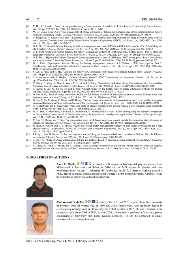 Reduce State Of Charge Estimation Errors With An Extended Kalman Filter Algorithm Pdf