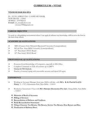 Curriculum Vitae | DOC