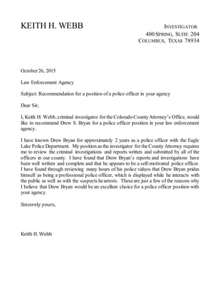 recommendation Letter | DOCX