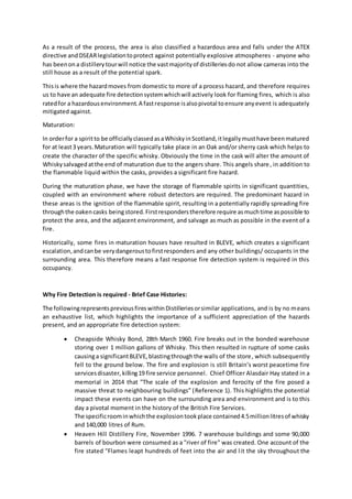 Fire Detection Strategies based on Hazard Analysis in Scottish Whisky ...