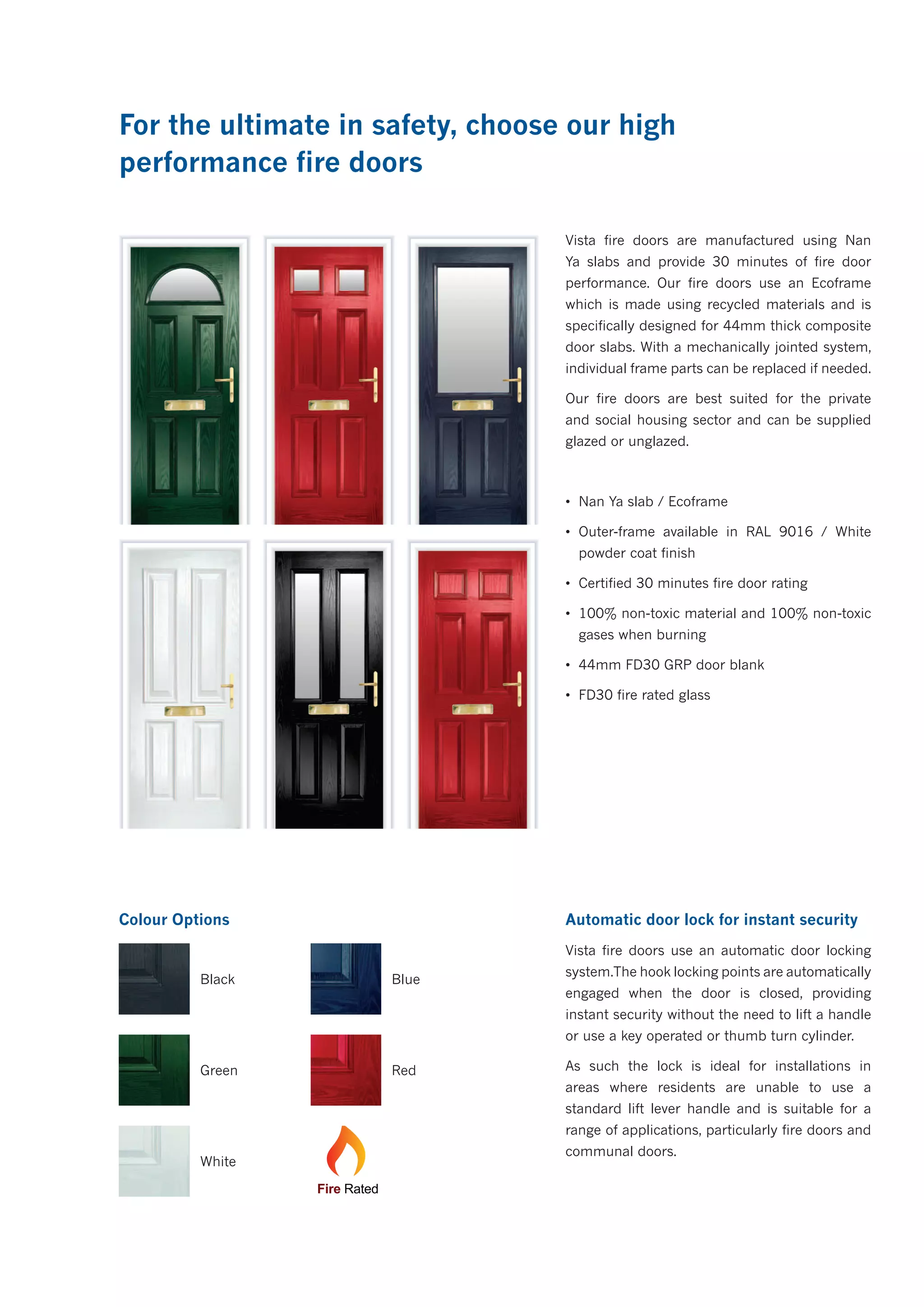 Vista Fire Door Brochure | PDF