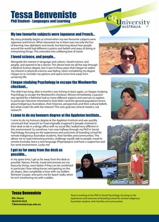 Appleton HONOURS Projects 2015 | PDF