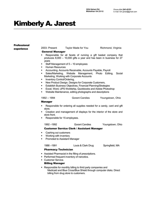 kims resume 1-15 | DOC