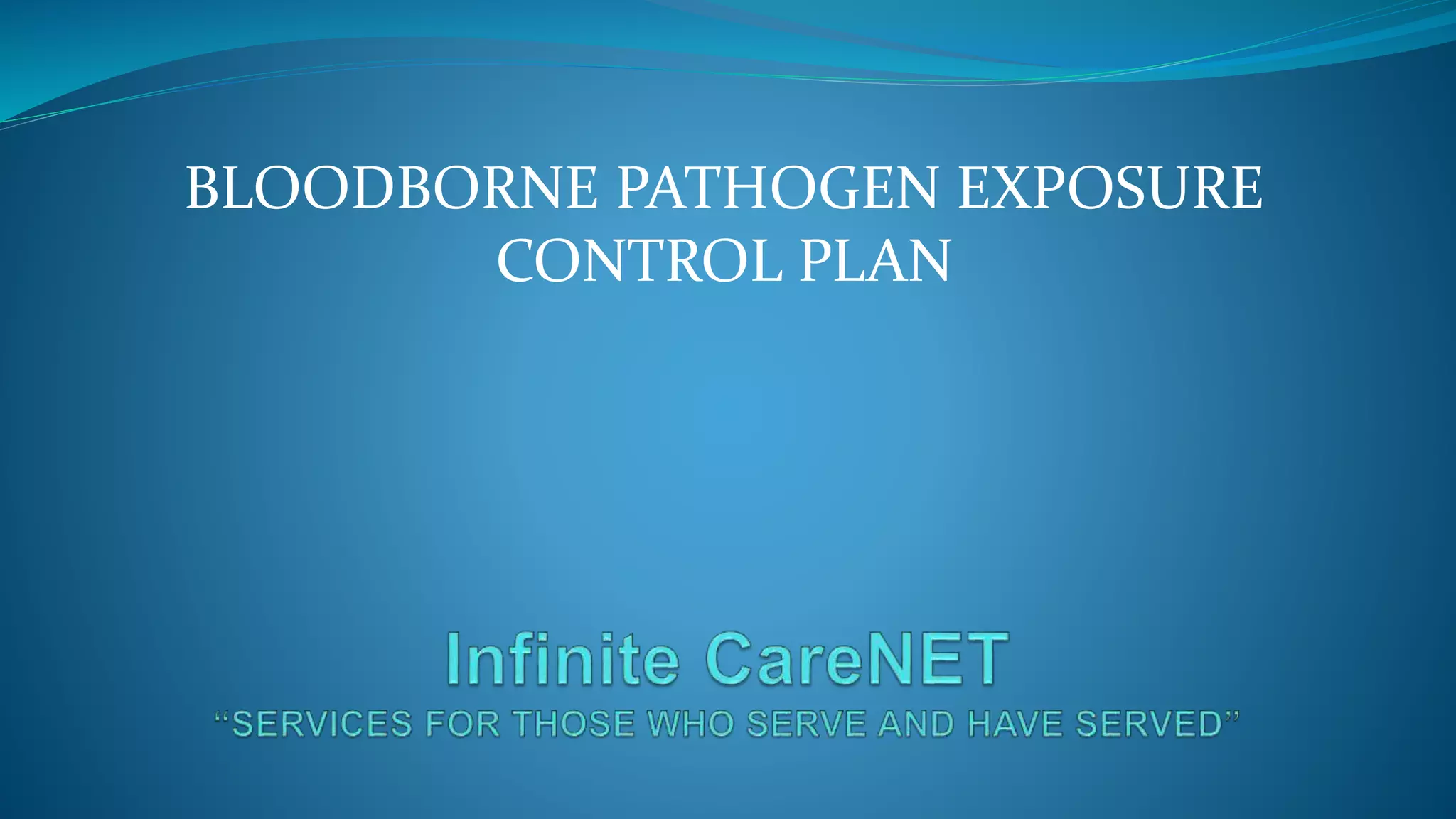 Bloodborne Pathogen ECP | PPTX