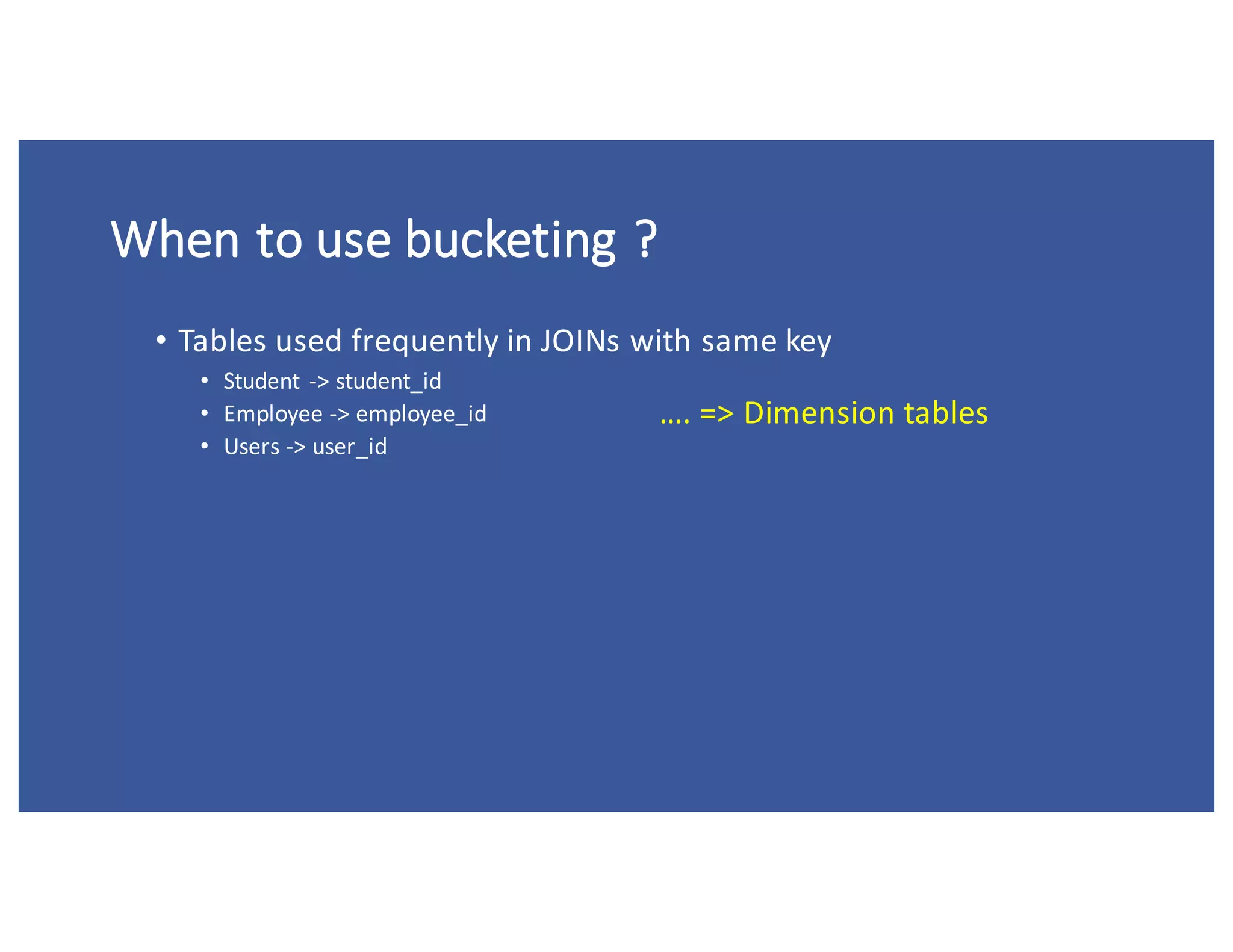 Hive Bucketing in Apache Spark with Tejas Patil | PDF | Databases | Computer Software and ...