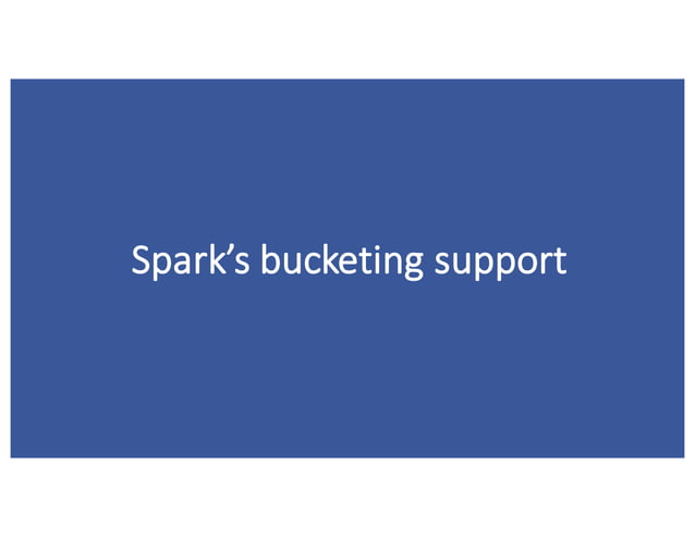 Hive Bucketing in Apache Spark with Tejas Patil | PDF | Databases | Computer Software and ...