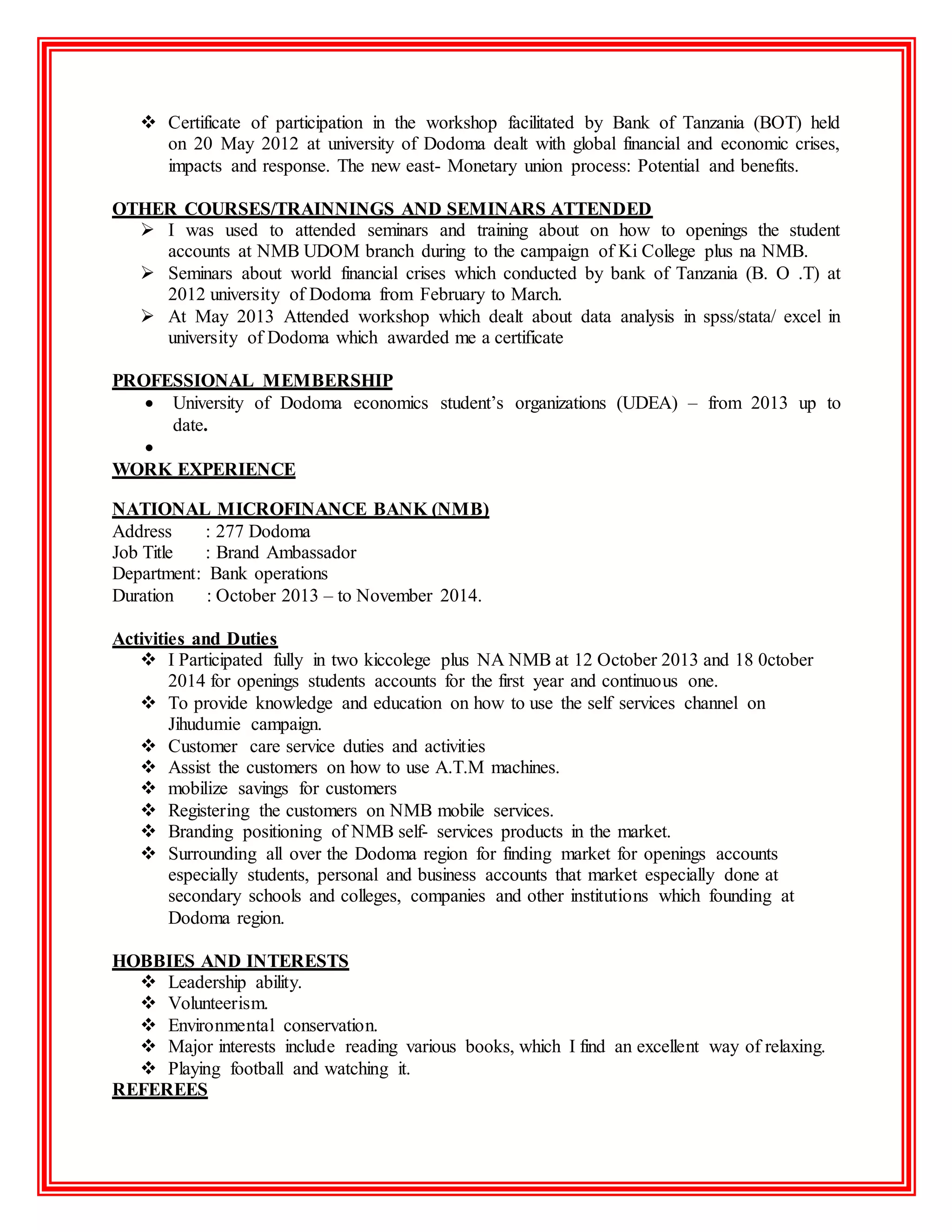patrick cv | DOCX