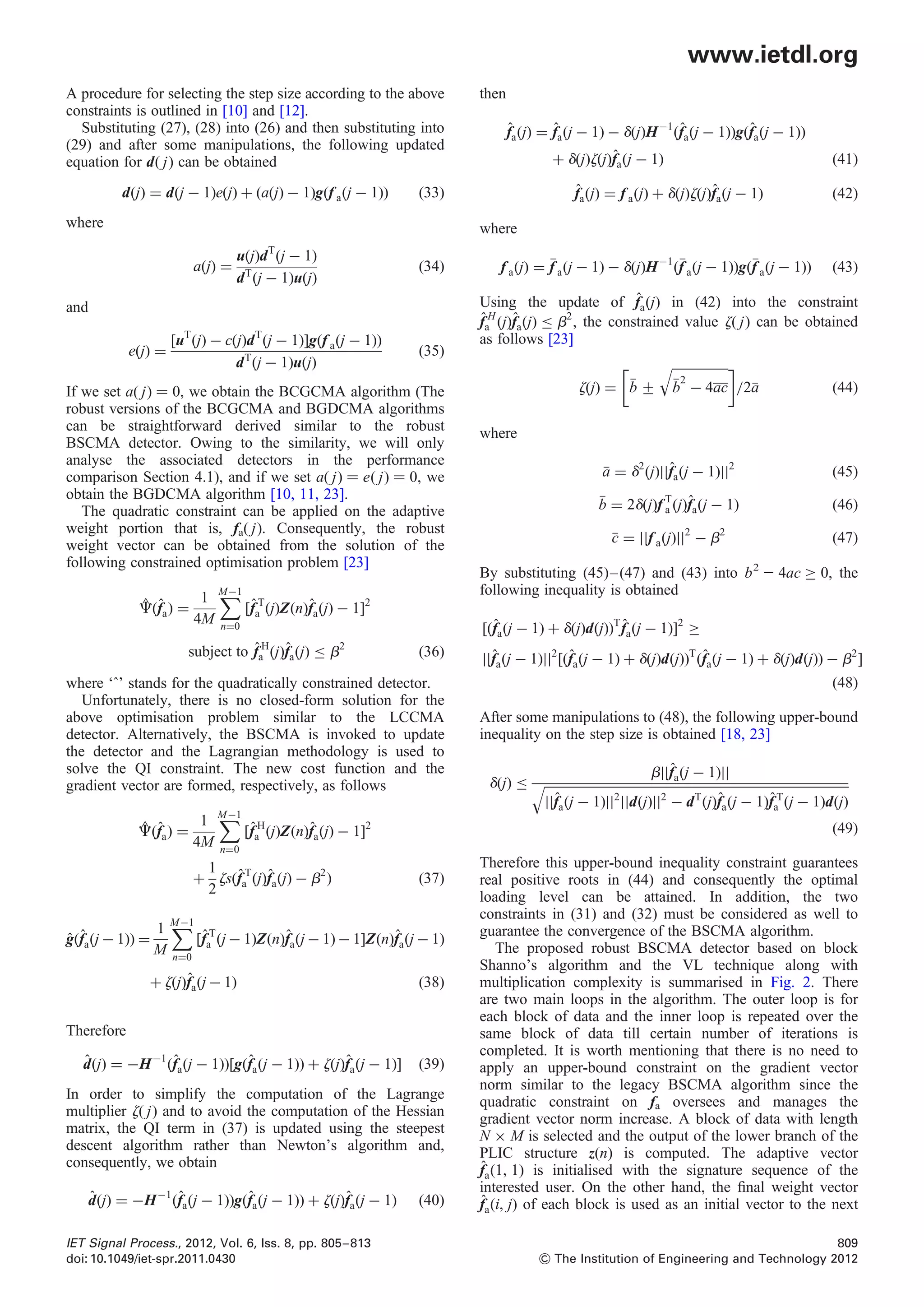 Sample By Sample And Block Adaptive Robust Constant Modulus Based Algorithms Pdf
