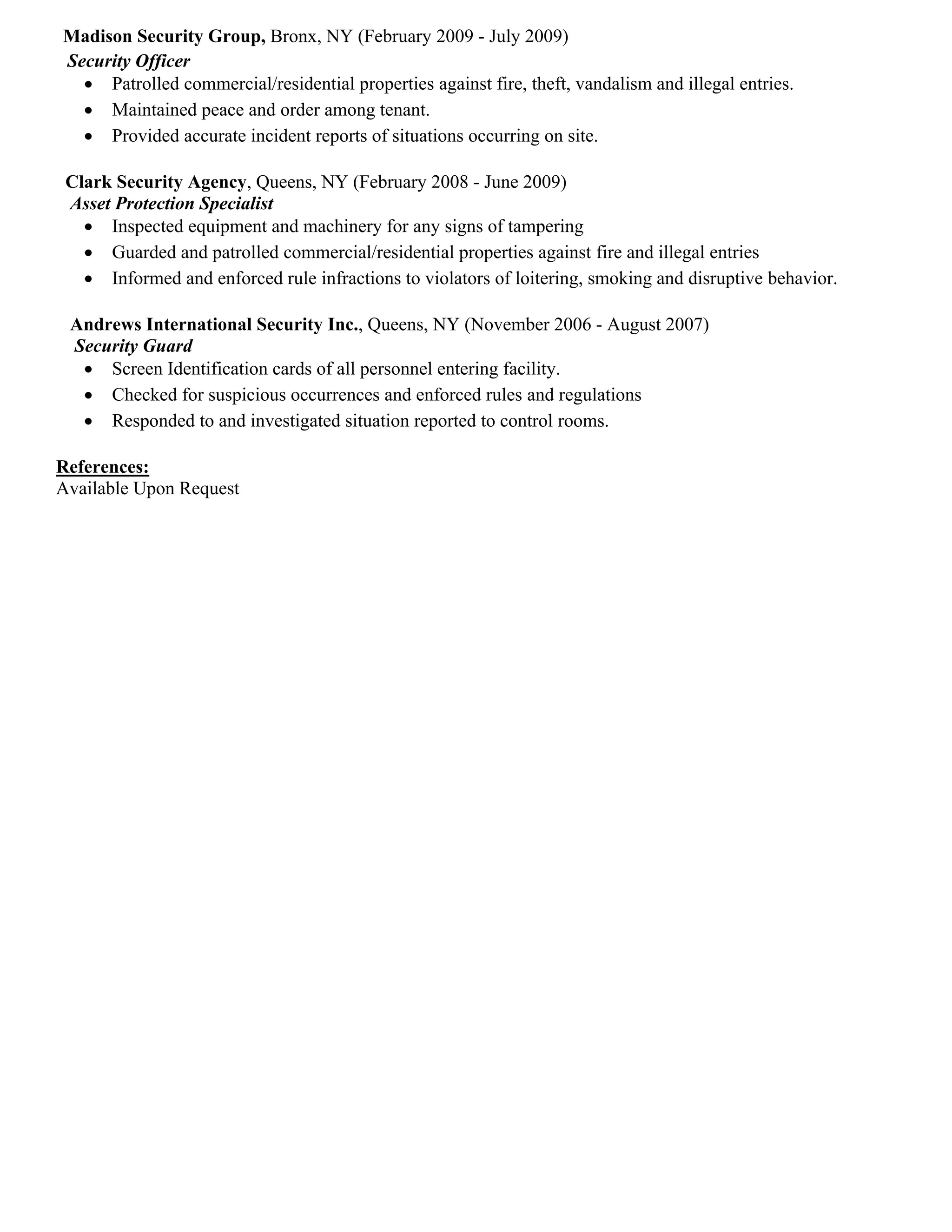 Resume | PDF