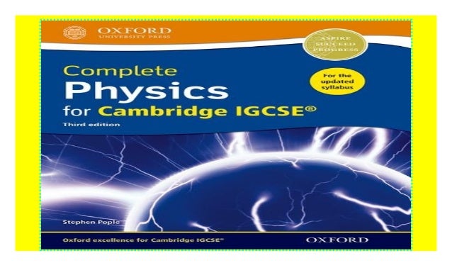 Complete Physics for Cambridge IGCSE Student book (Complete Science…