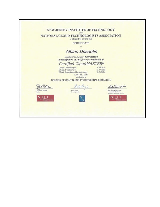 Cloud Computing Certificate | PDF | Cloud Computing | Internet