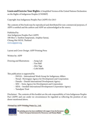 Indigenous People: Learn and exercise your rights | PDF