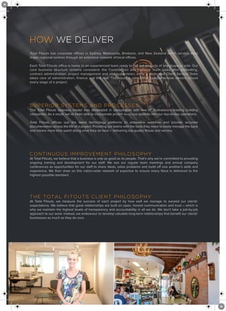 WE ARE TOTAL FITOUTS-WIDE BAY | PDF