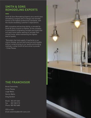 Smith & Sons Master Franchise Info Book | PDF
