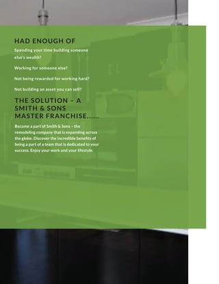 Smith & Sons Master Franchise Info Book | PDF