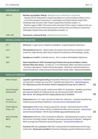CV_Claudia-Sick_2015_Full | PDF