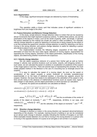 A Real-Time Implementation of Moving Object Action Recognition System Based on Motion Analysis ...
