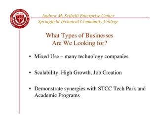 Springfield Business Incubator | PPT