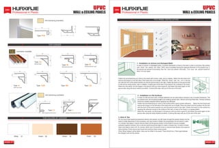 UPVC wall and ceiling panel catalog | PDF