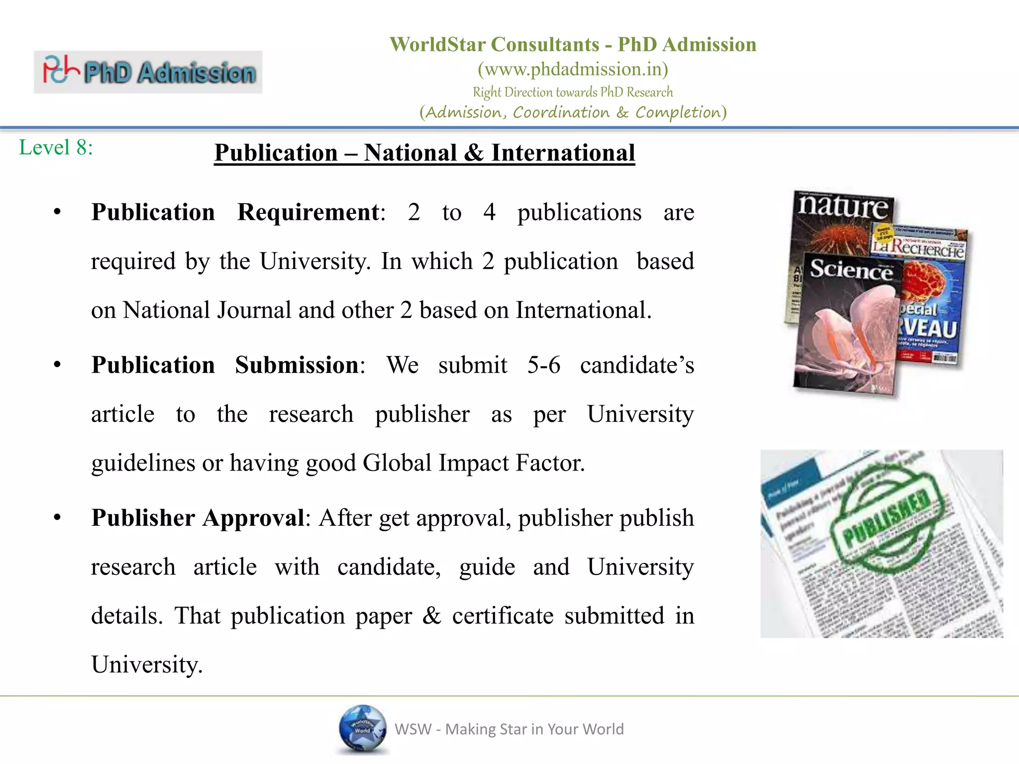 PhD Admission PPT | PPSX