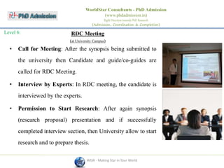 PhD Admission PPT | PPSX