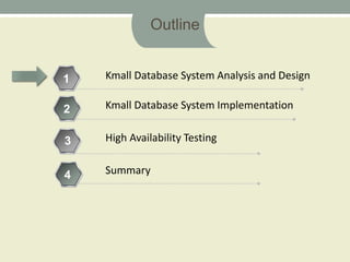 Part II Kmall DBS HA design and Implementation english | PPT