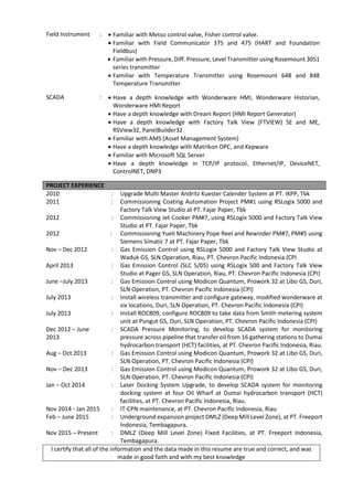 CV Aris Widodo | PDF